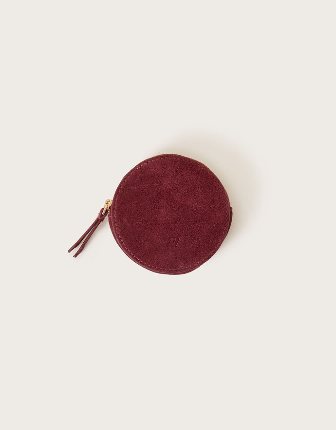 Suede Round Coin Purse