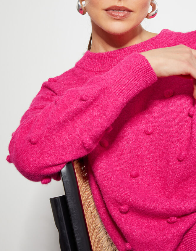 Bonita Bobble Jumper Pink | Jumpers | Monsoon UK.