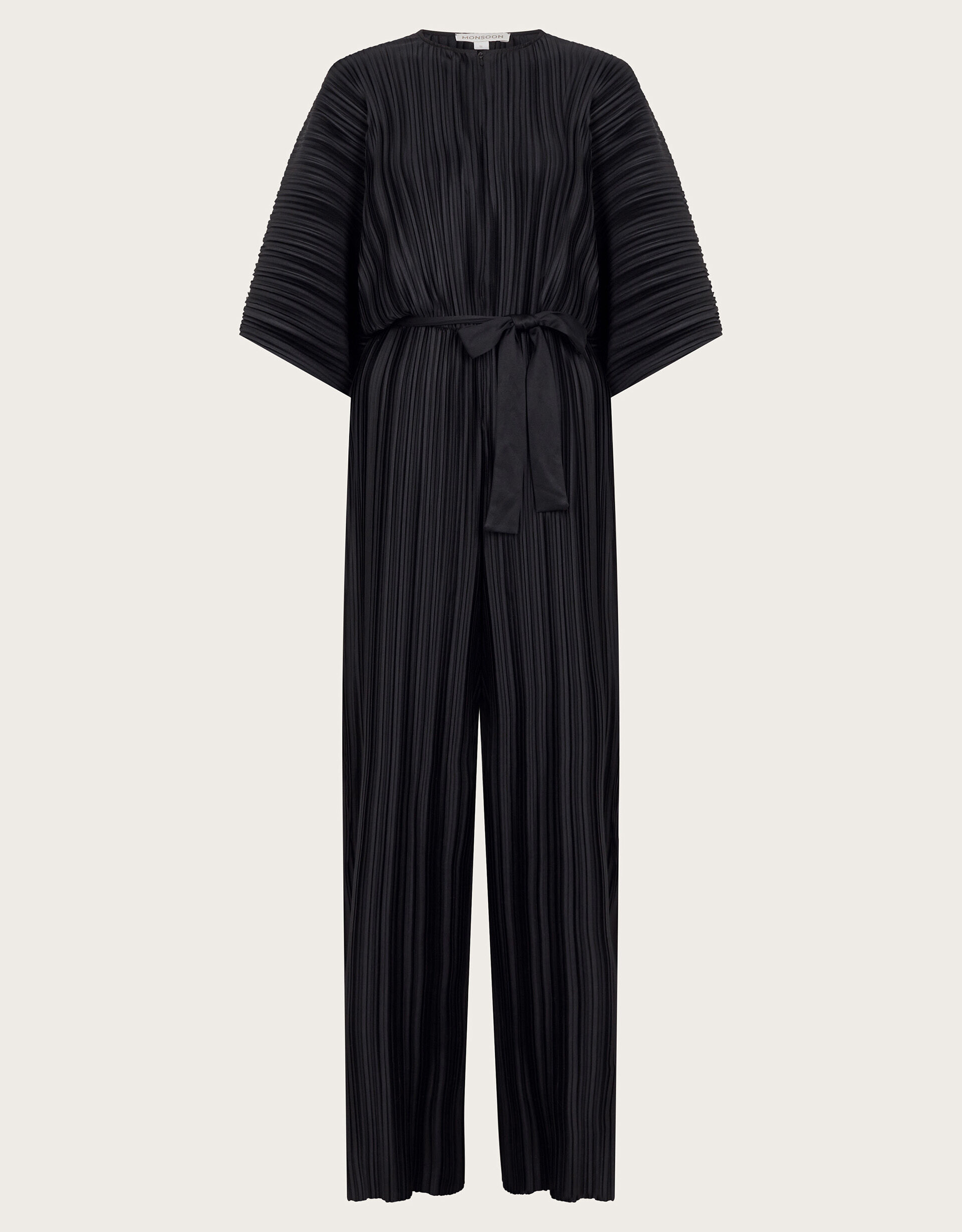 Polly Plisse Jumpsuit Black | Jumpsuits | Monsoon UK.