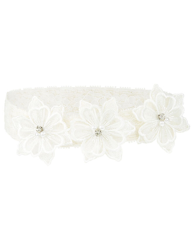 3D Lace Flower Bando Set | Girls' Hair Accessories | Monsoon UK.