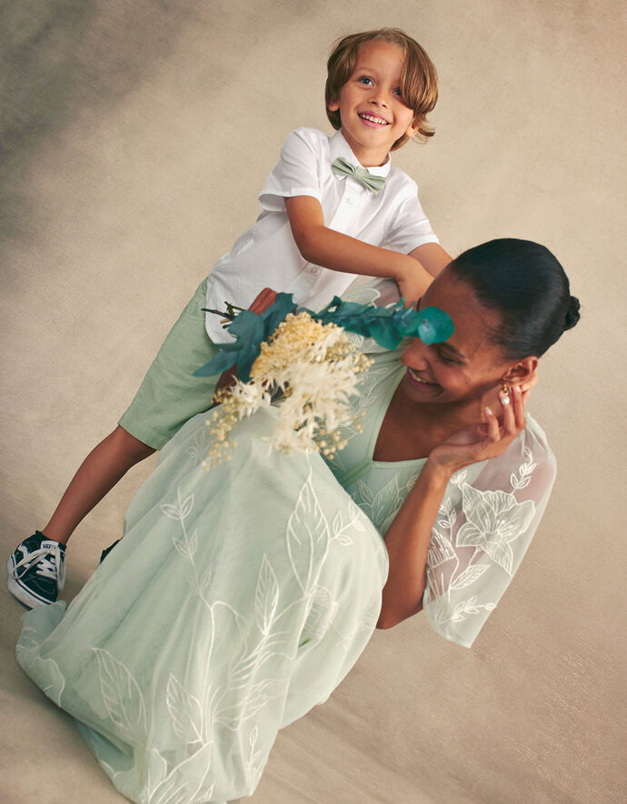 3-Piece Smart Shorts Set Green | Boys' Suits & Sets | Monsoon UK.