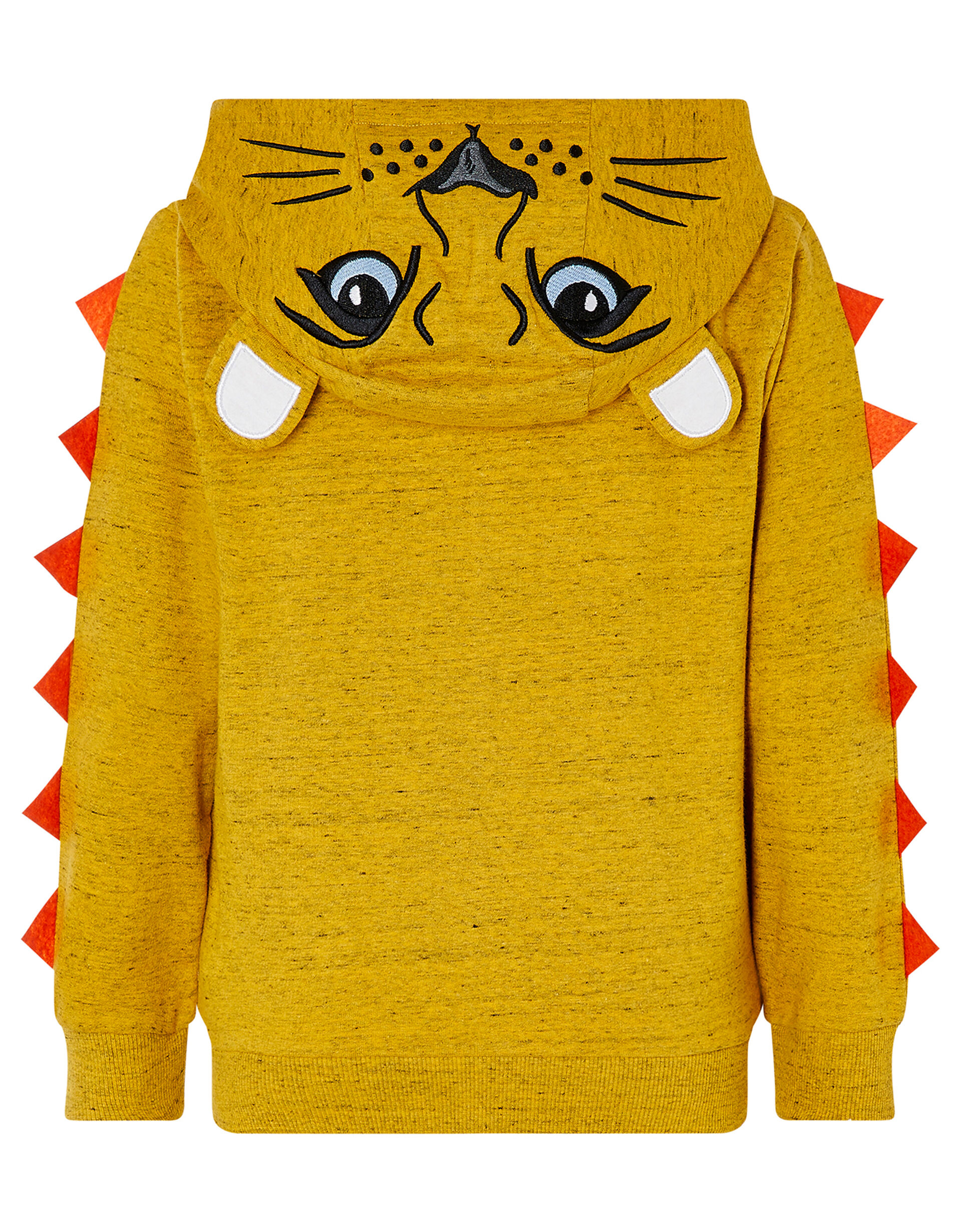Lion Zip-Through Hoody Yellow | Boys' Jumpers & Cardigans | Monsoon UK.