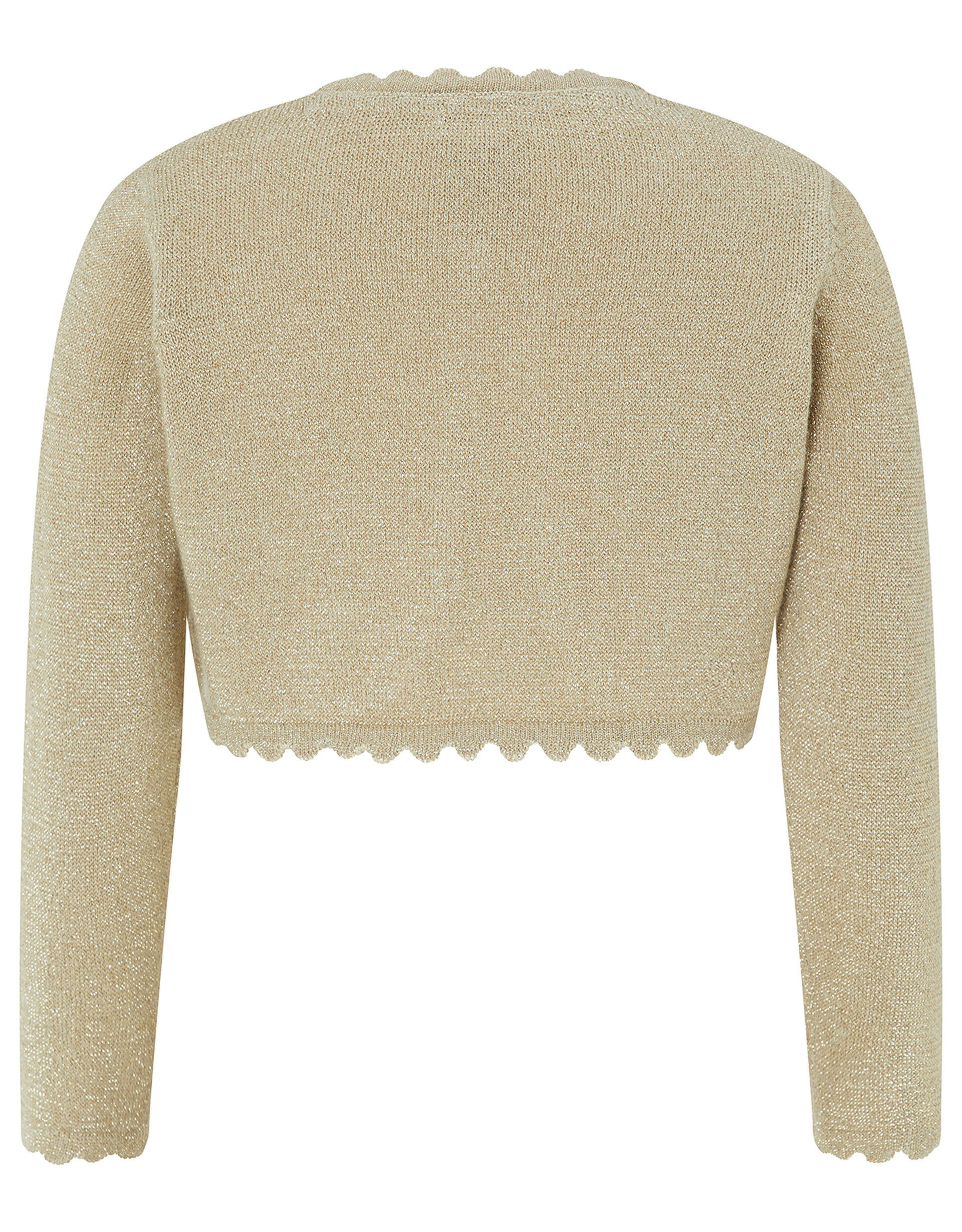 Baby Niamh Sparkle Knit Cardigan Gold | Baby Girl Cardigans | Monsoon UK.