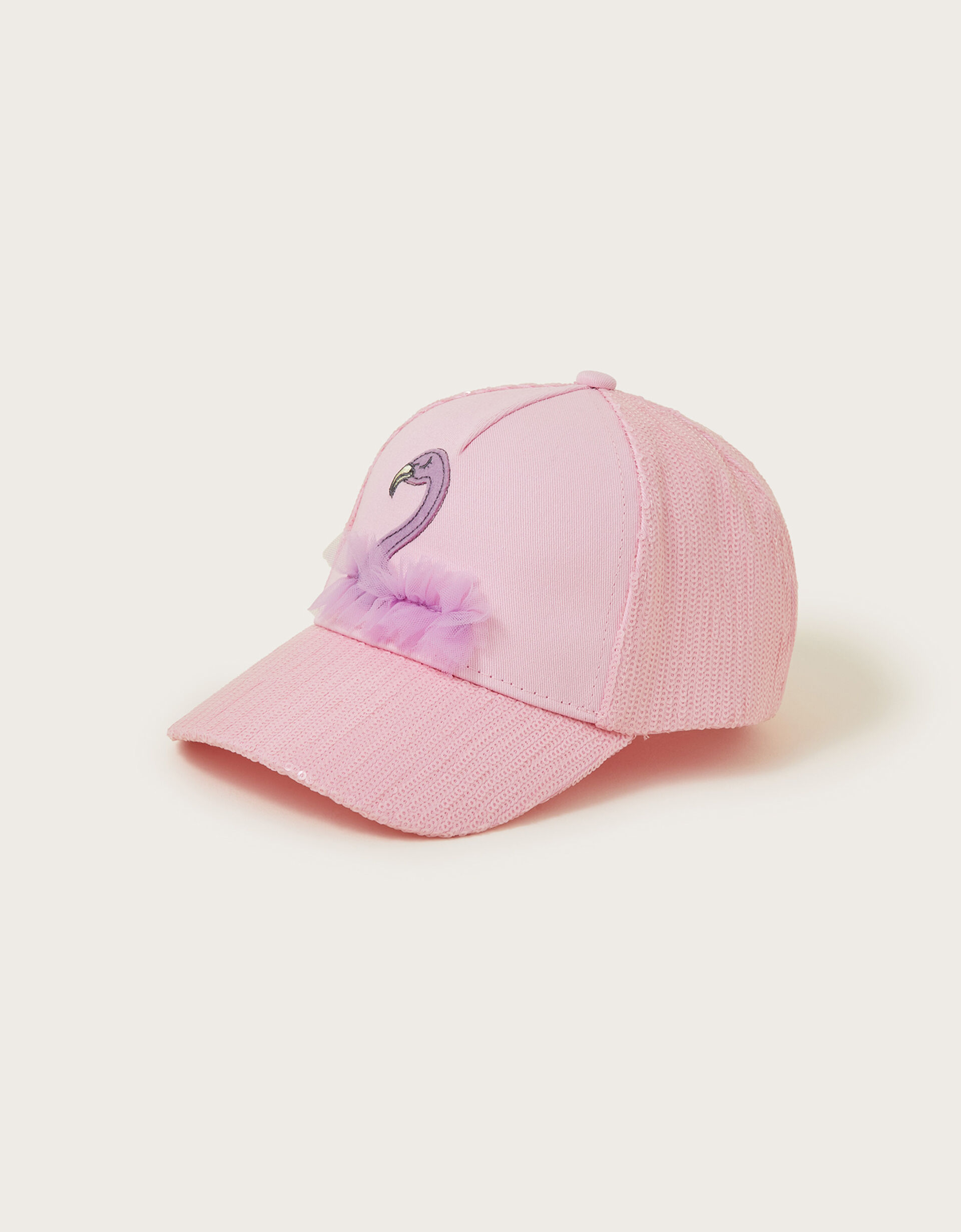 Sequin Flamingo Cap Purple | Accessories | Monsoon UK.