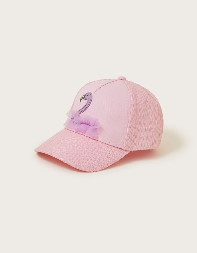 Sequin Flamingo Cap Purple | Accessories | Monsoon UK.