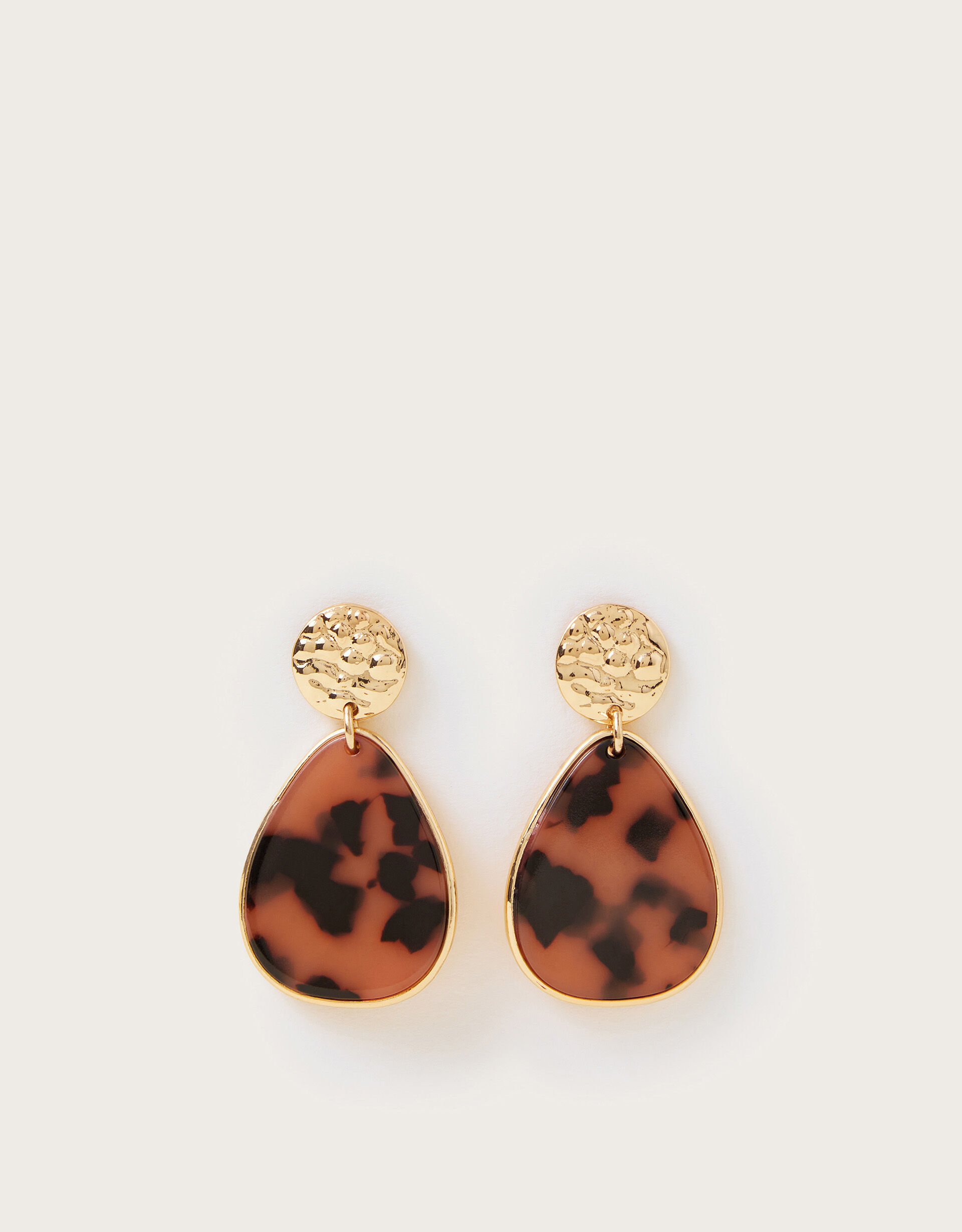 Tortoiseshell Drop Earrings