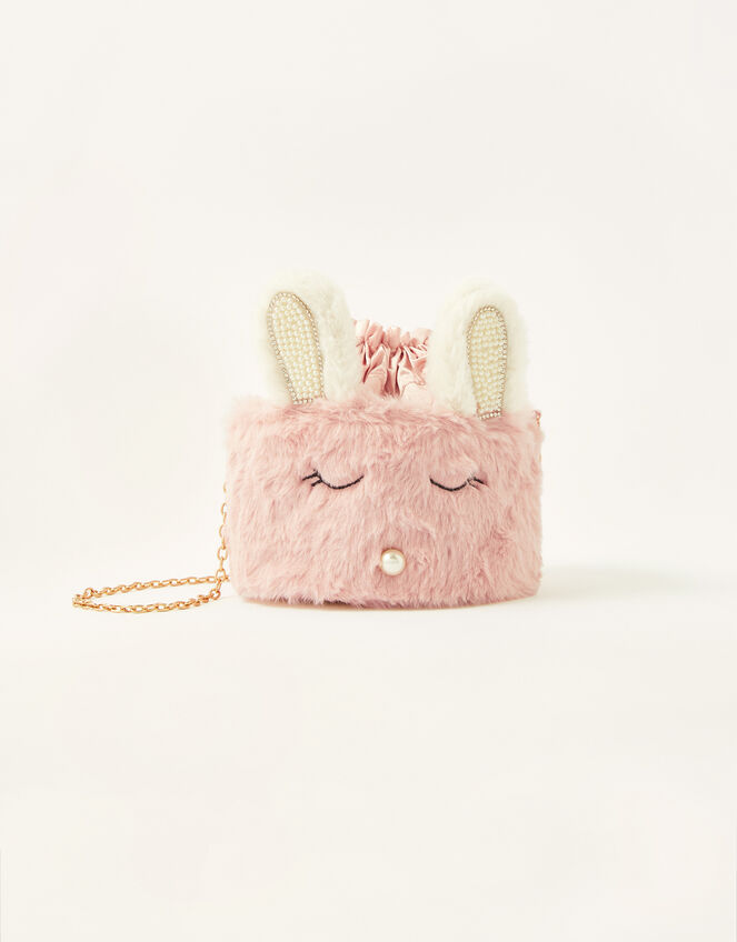 Pearly Fluffy Bunny Pouch Bag | Children's Bags | Monsoon UK.