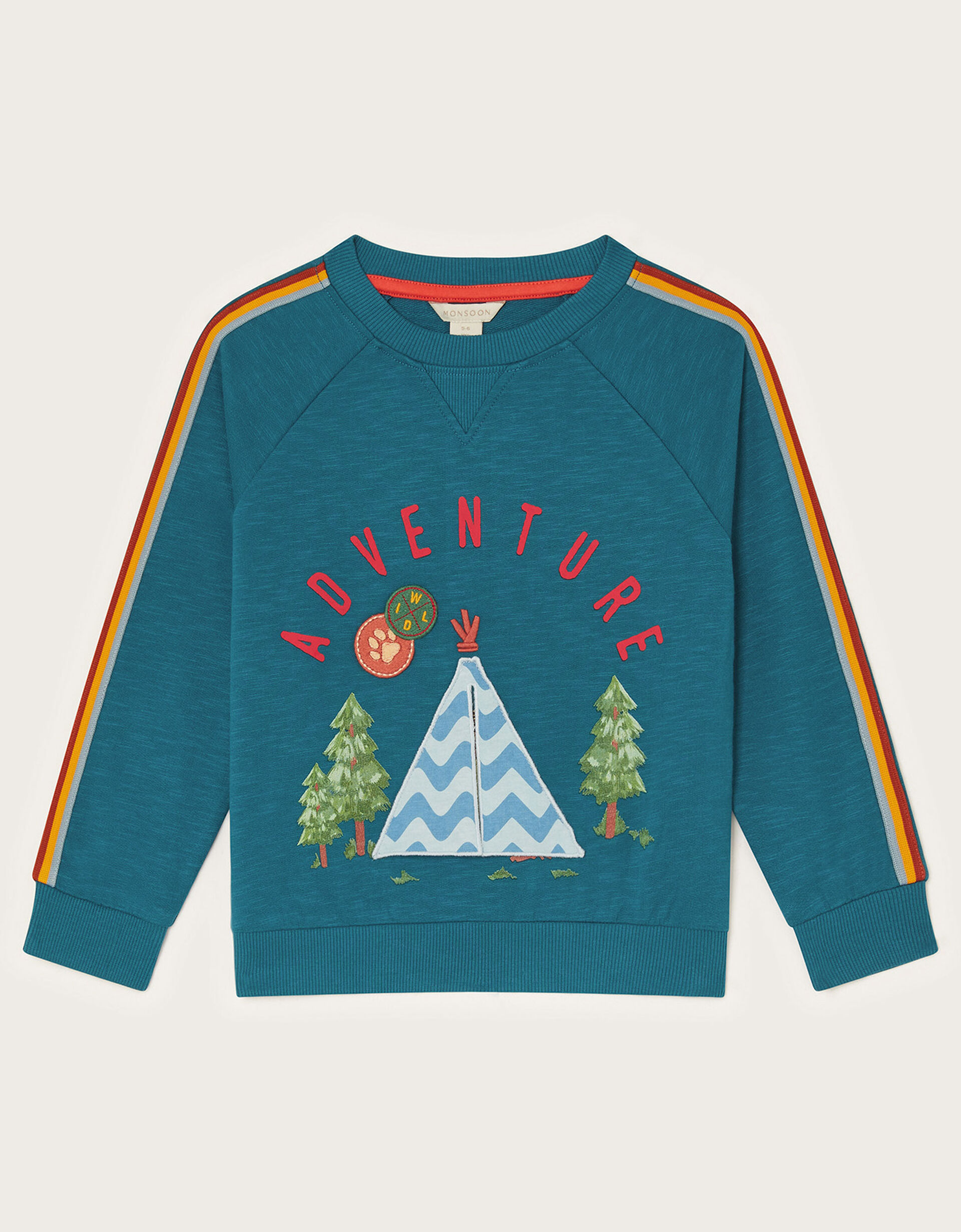 Adventure Applique Sweatshirt Blue | Boys' Jumpers & Cardigans ...