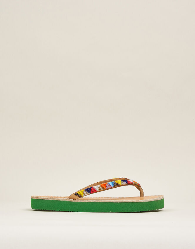 Laidback London Seri Leather Sandals Multi
