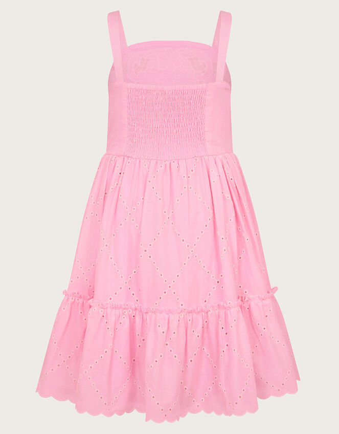 Cutwork Broderie Dress Pink | Girls' Dresses | Monsoon UK.