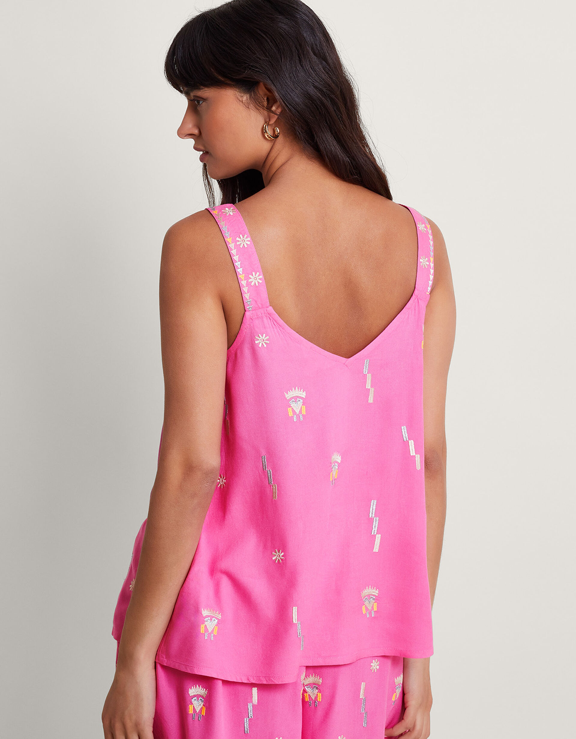 Kiran Embroidered Cami Pink | Vests, Camisoles And Sleeveless Tops ...