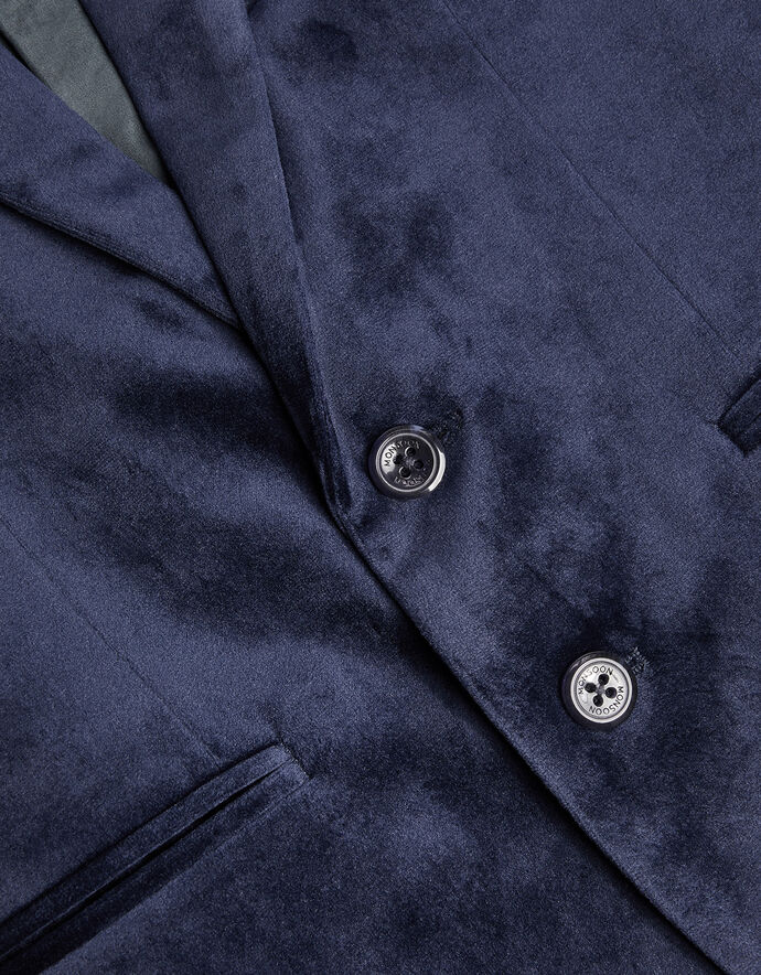 Velvet Blazer Blue | Boys' Suits & Sets | Monsoon UK.