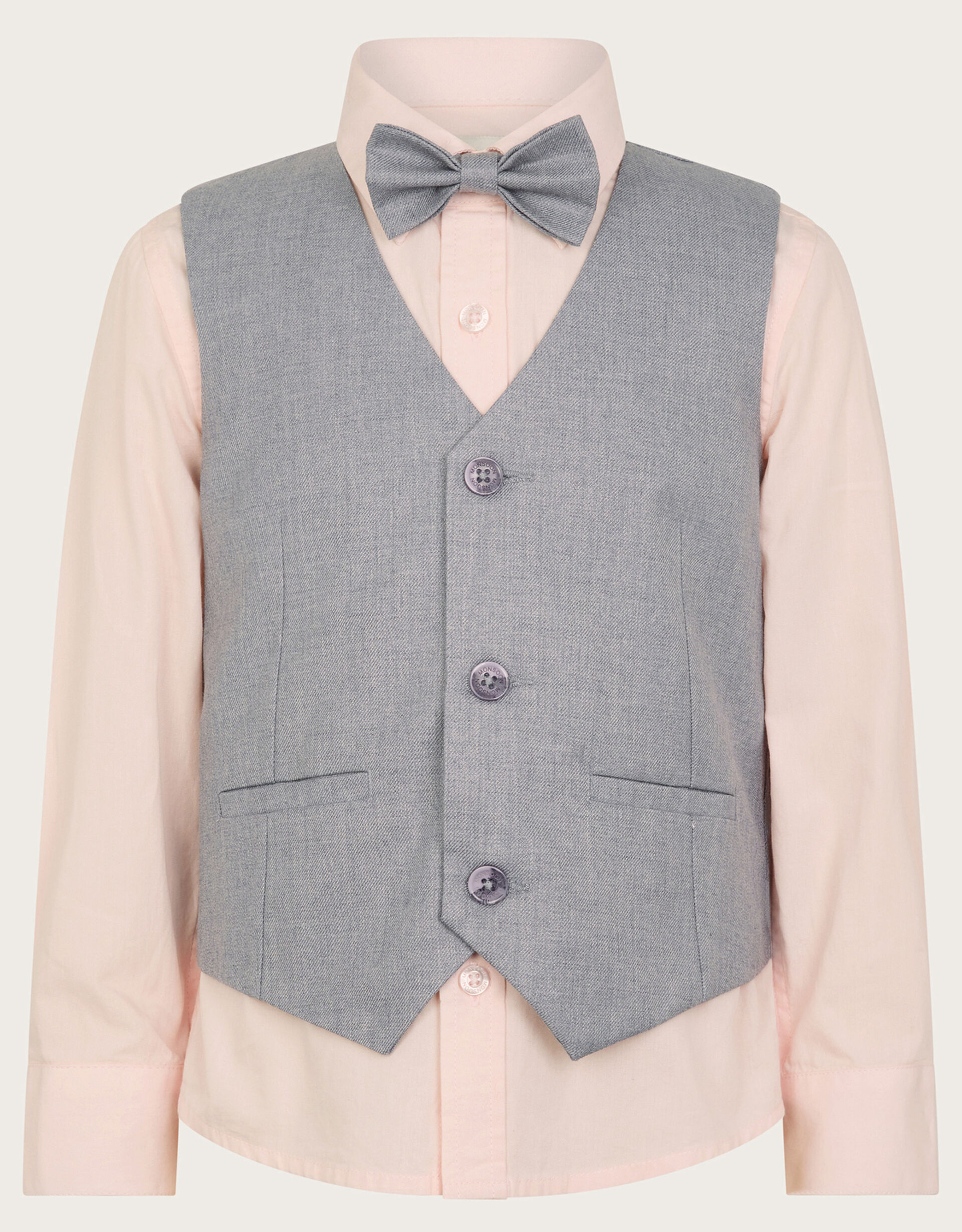 Four-Piece Suit Grey | Boys' Suits & Sets | Monsoon UK.