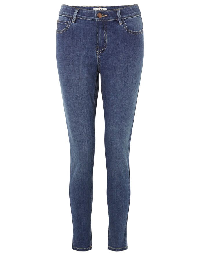 Iris Short-Length Skinny Jeans Blue | Trousers & Leggings | Monsoon UK.