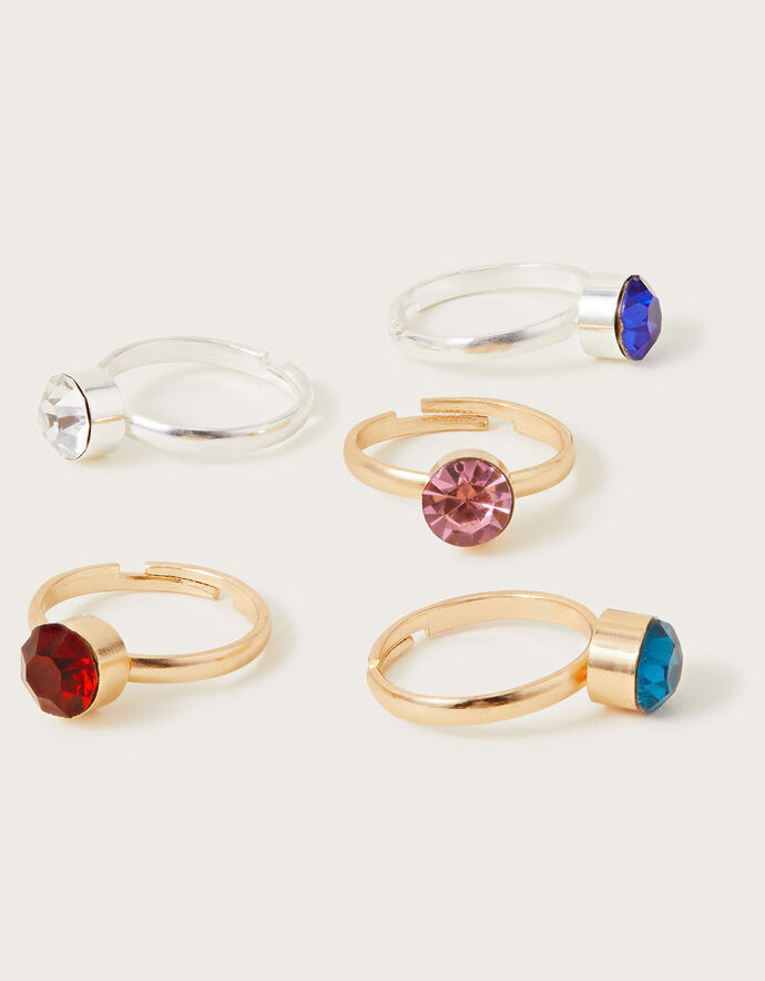 Jewel Rings 5 Pack