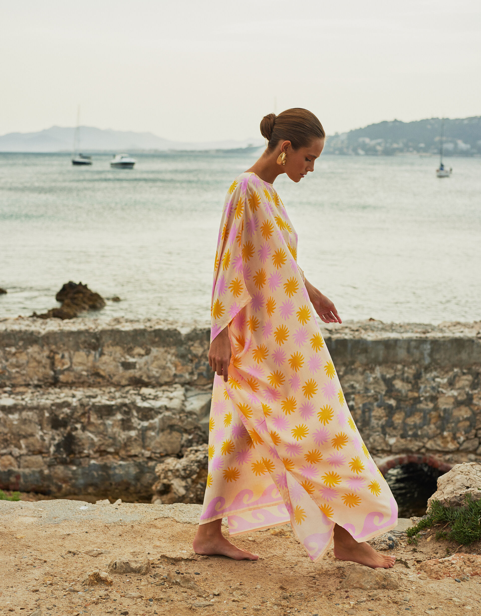 Sundress Cora Sun Print Kaftan