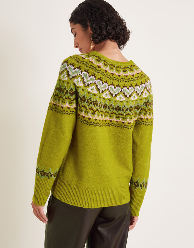 Fern Fair Isle Jumper Green | Knitwear | Monsoon UK.