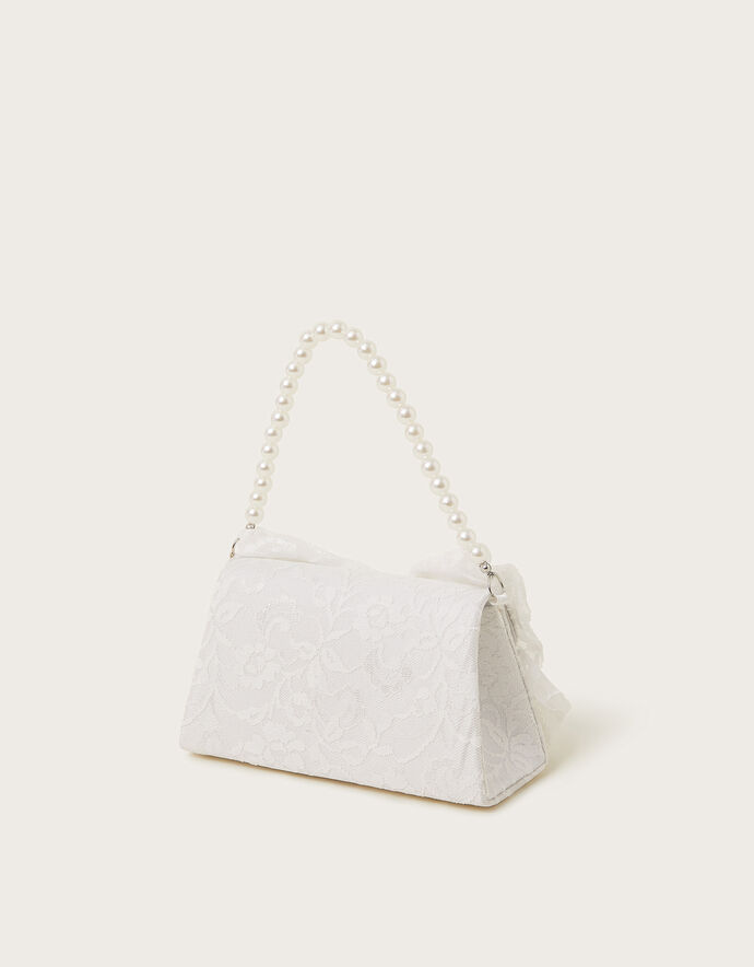 Lace Bow Bridesmaid Bag