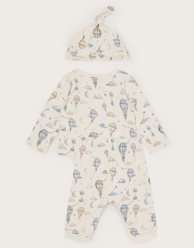 Newborn Hot Air Balloon Sleep Set Green | Baby Boy Outfits | Monsoon UK.