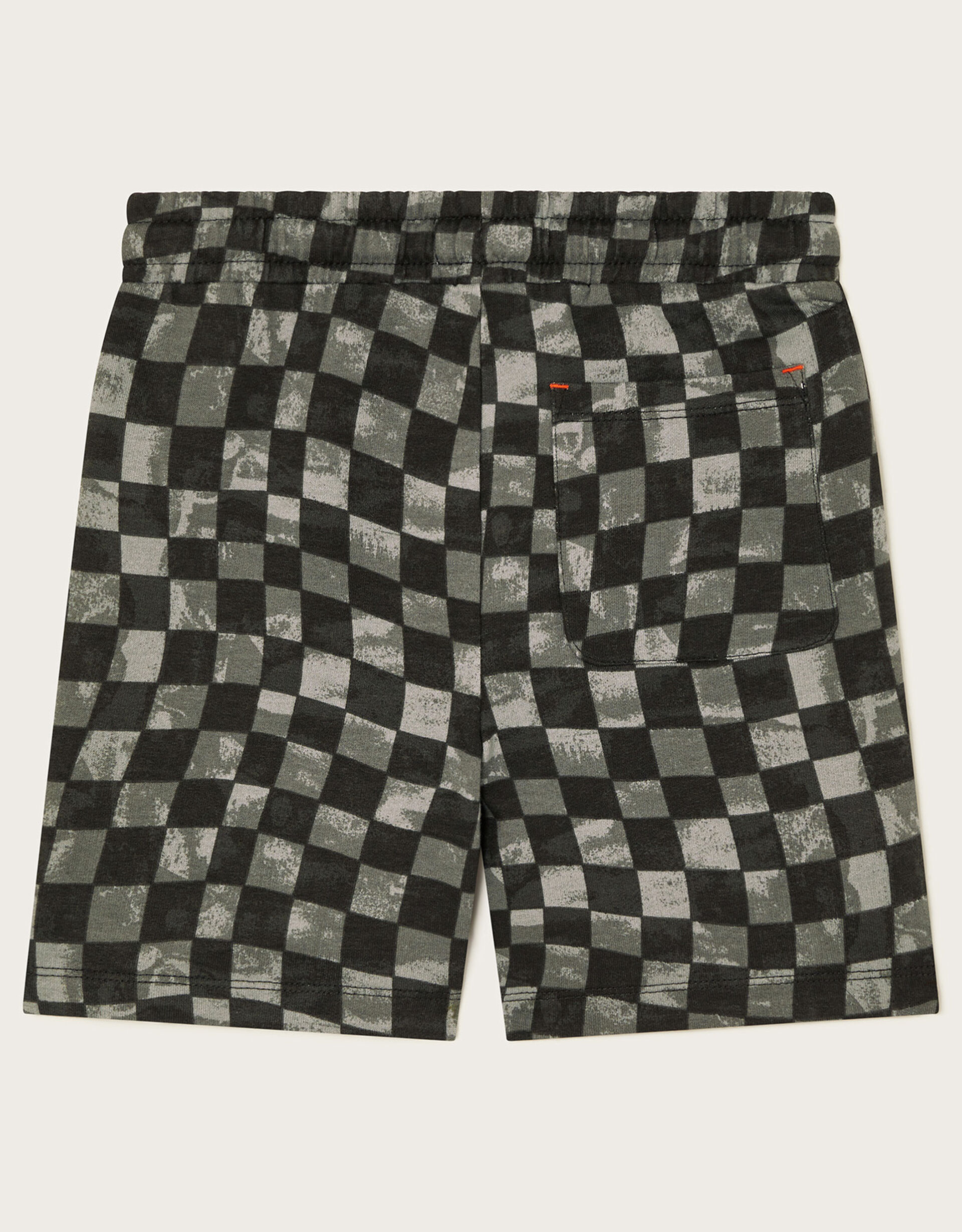 Checkerboard Shorts Black | Boys' Trousers & Jeans | Monsoon UK.