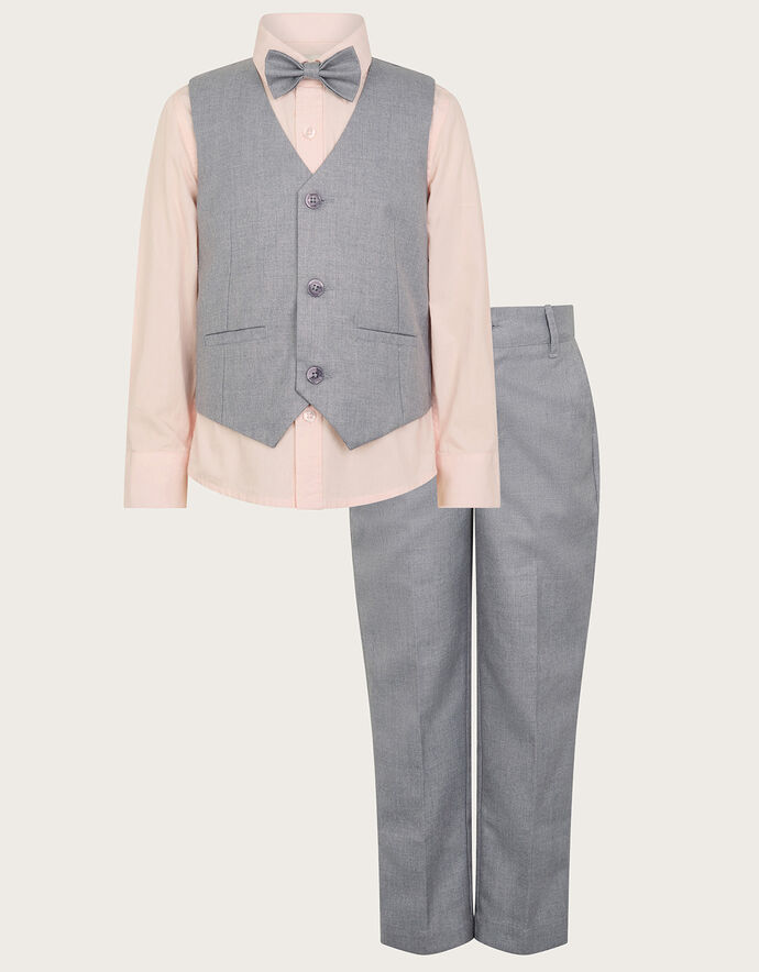 Four-Piece Suit Grey | Boys' Suits & Sets | Monsoon UK.