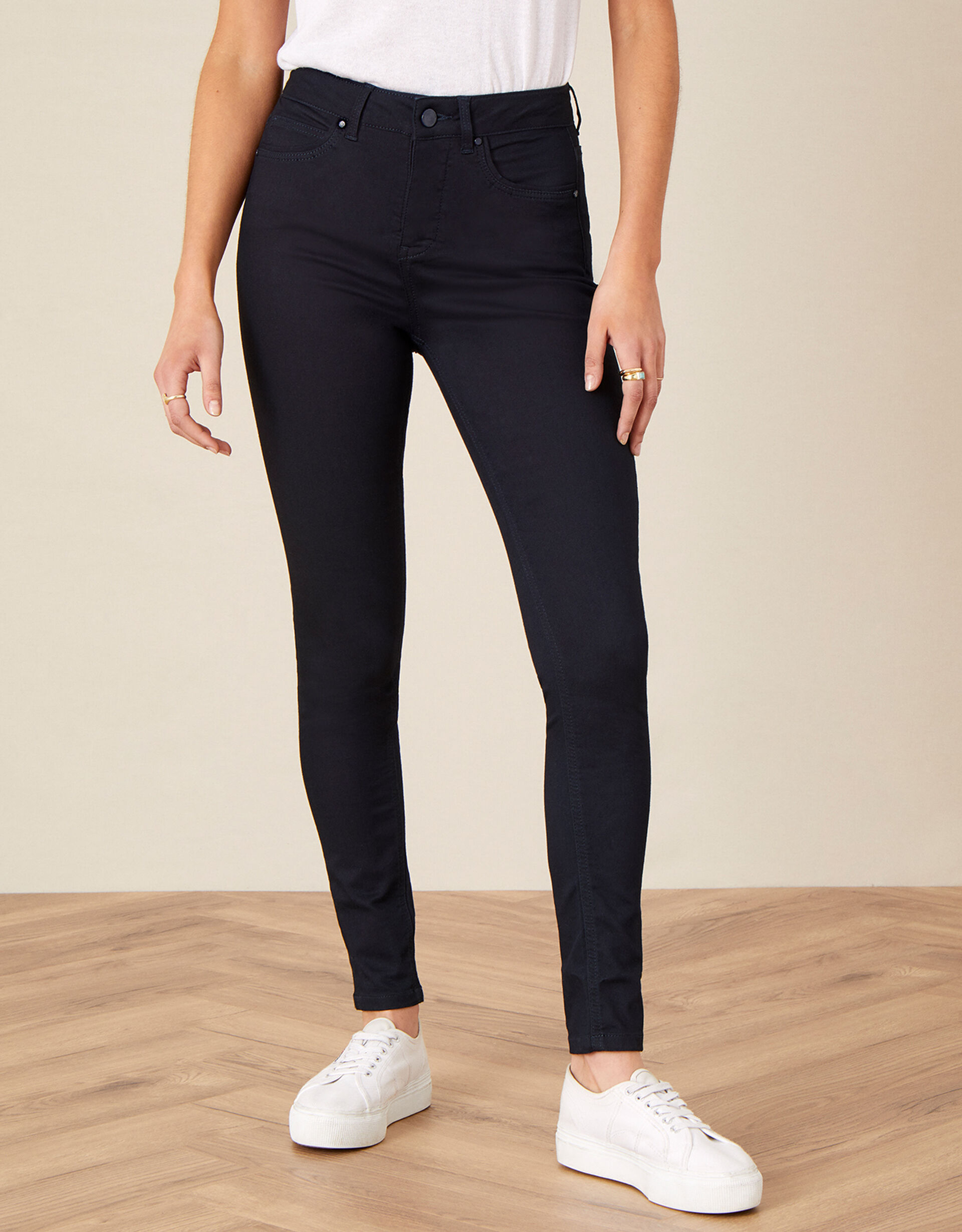 Nadine Short Length Jeans with Organic Cotton Blue | Trousers ...