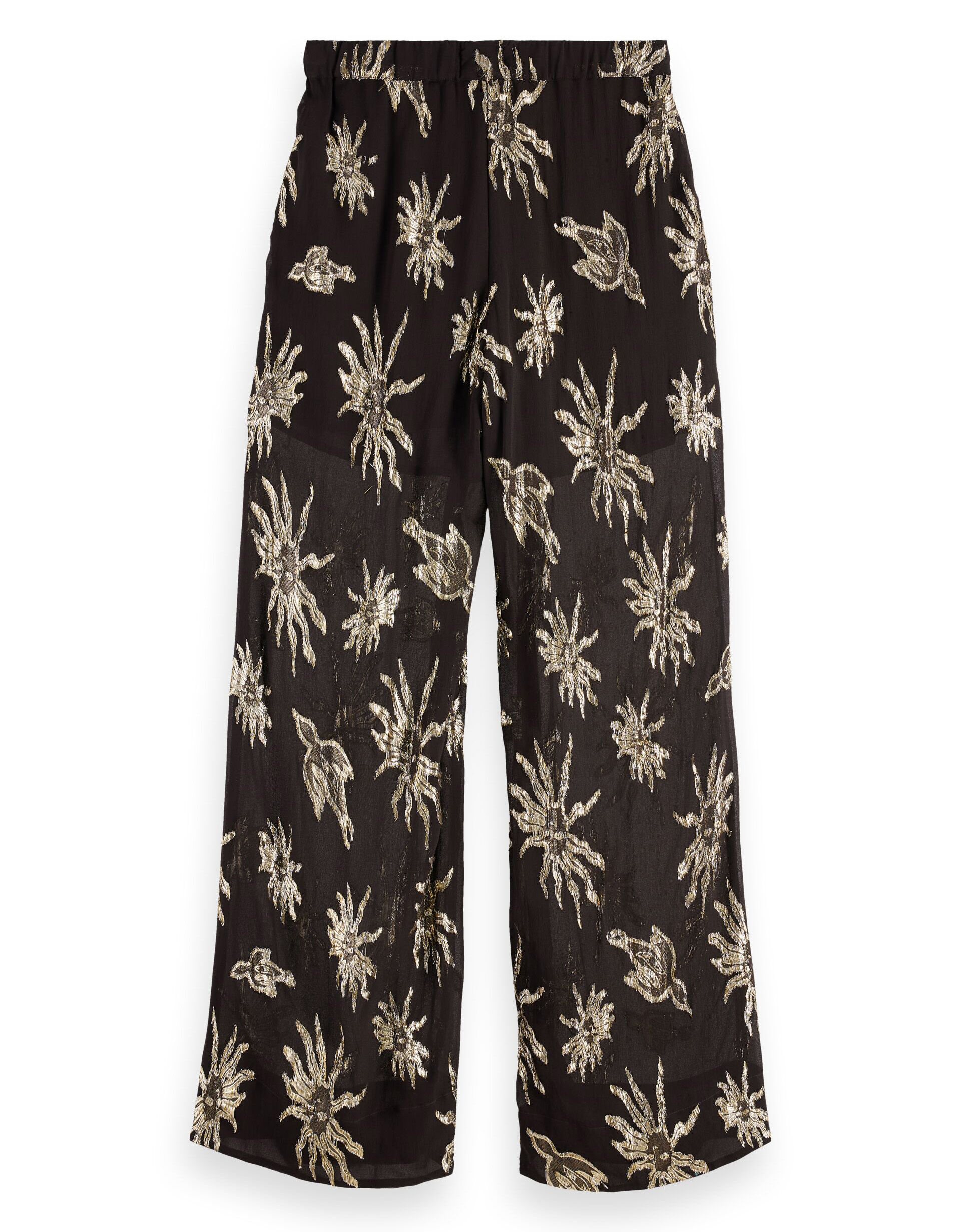 Scotch and Soda Mystic Sky Metallic Trousers Black