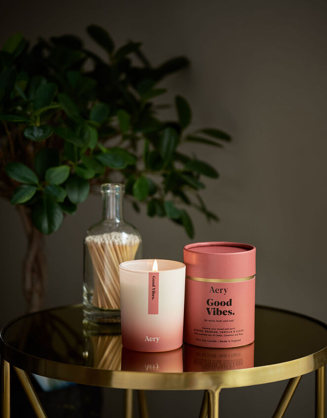 Aery Good Vibes Ginger Rhubarb & Vanilla Candle 200g