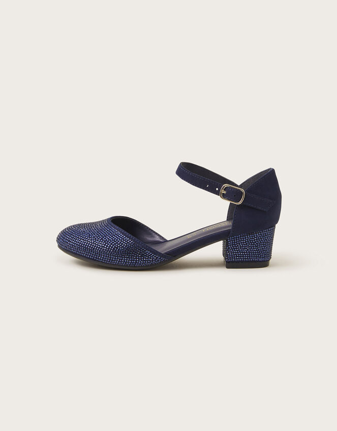 Diamante Two-Part Heels Blue | Girls' Shoes & Sandals | Monsoon UK.