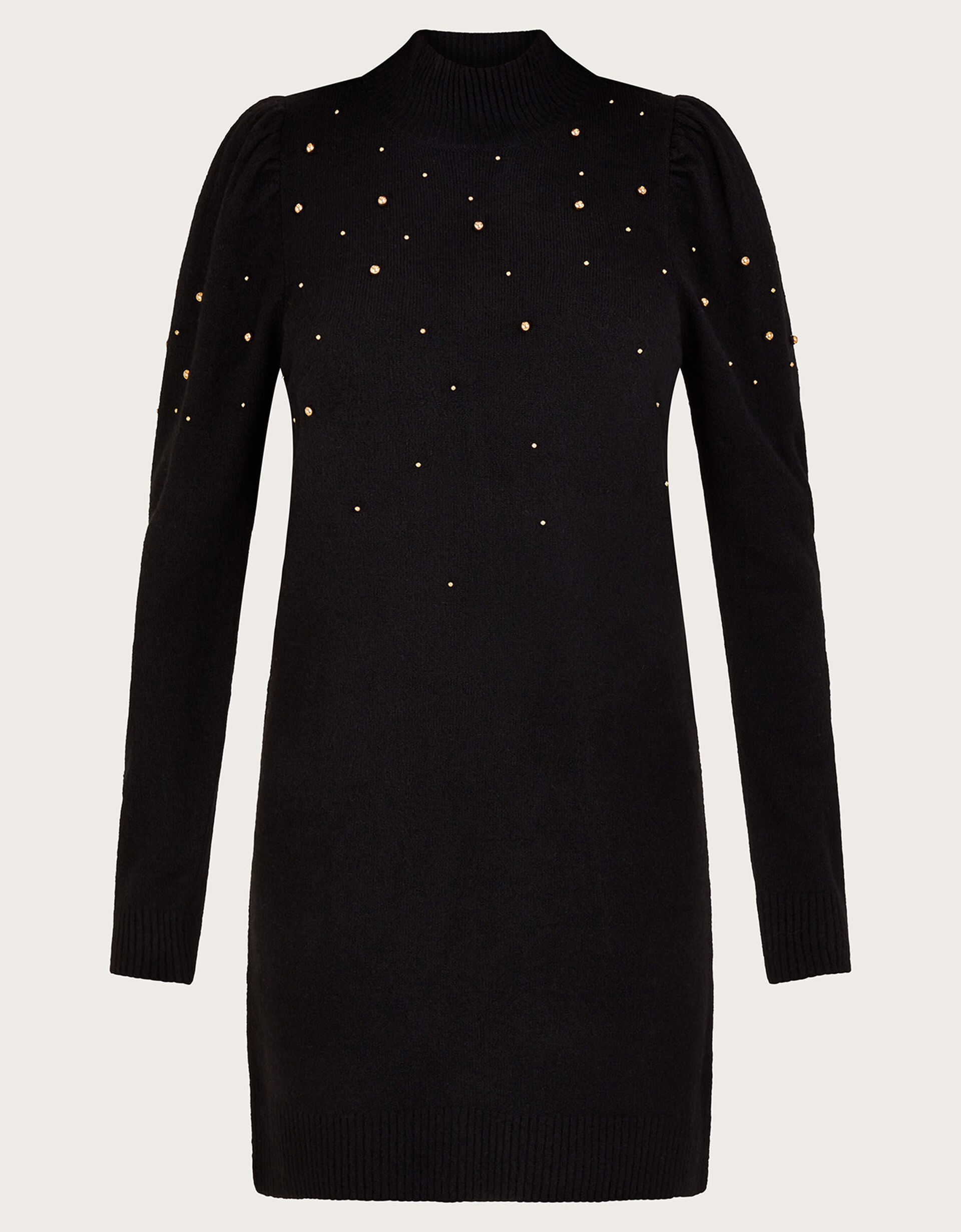 Payal Pearl Dress Black