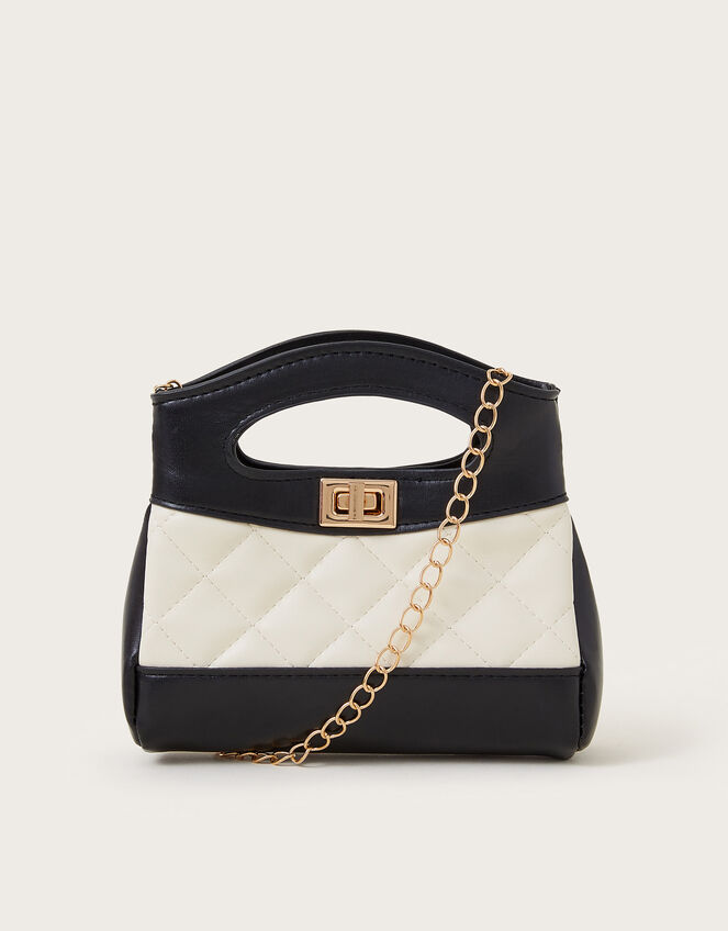 Monochrome Quilted Mini Bag | Accessories | Monsoon UK.