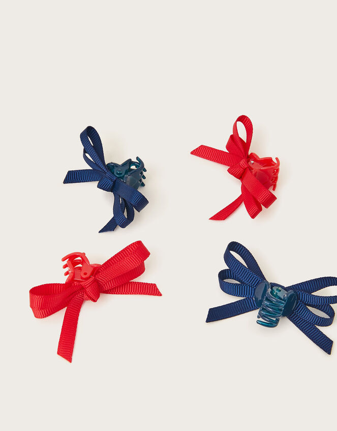 4-Pack Mini School Hair Bow Claw Clips | Accessories | Monsoon UK.