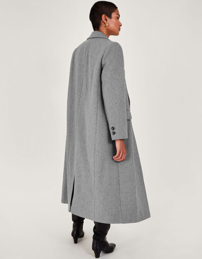 Fay Double Breasted Coat Grey | Women's Coats | Monsoon UK.