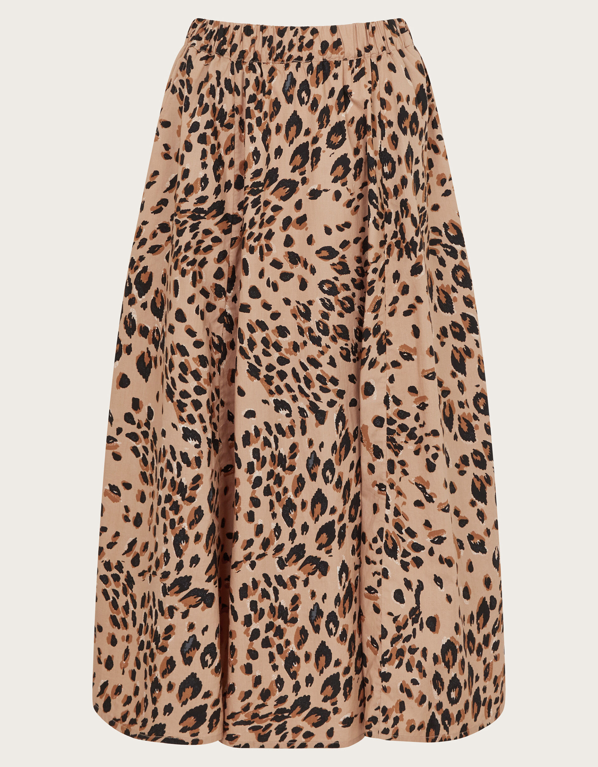 Raife Leopard Print Skirt Natural | Skirts | Monsoon UK.