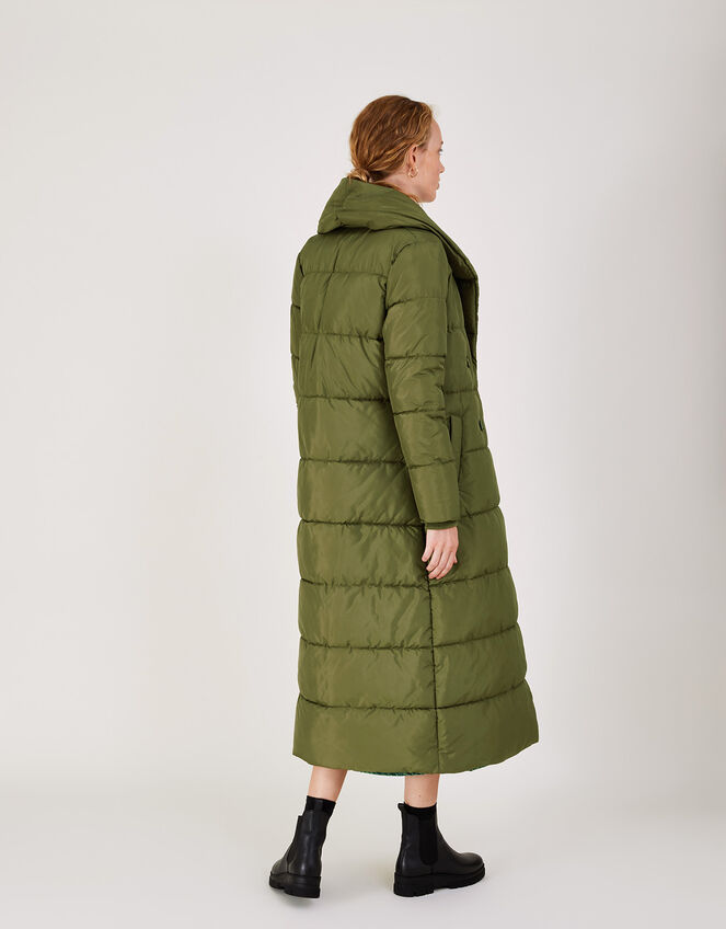 Shona Shaw Coat in Recycled Polyester Green | Women's Coats | Monsoon UK.