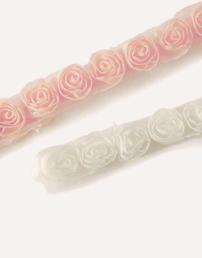2-Pack Baby Rosette Bandos