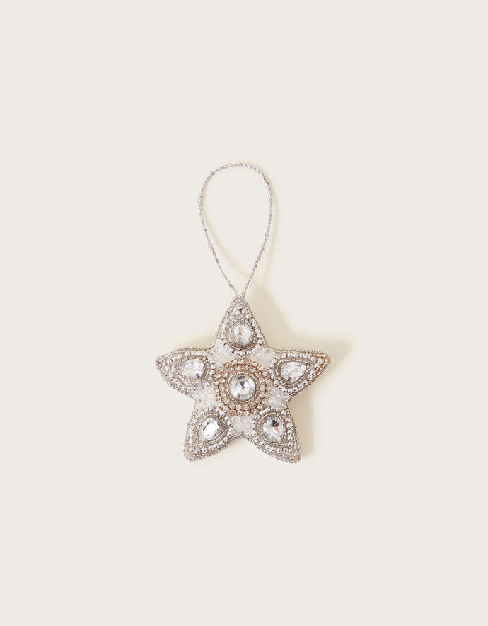 Beaded Star Hanging Decoration