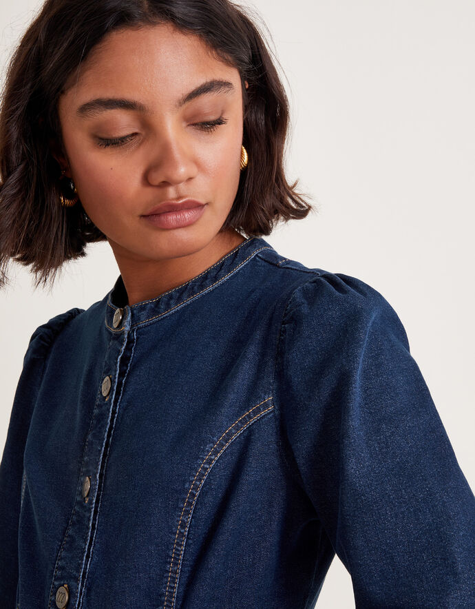 Lulu Denim Dress Blue