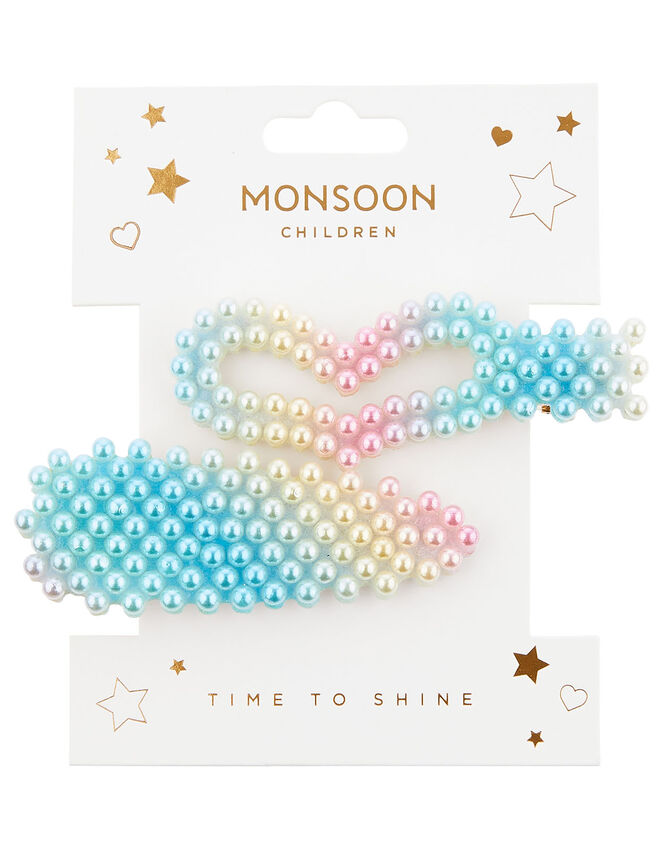 Pearly Rainbow Hair Clips | Girls' Hair Accessories | Monsoon UK.