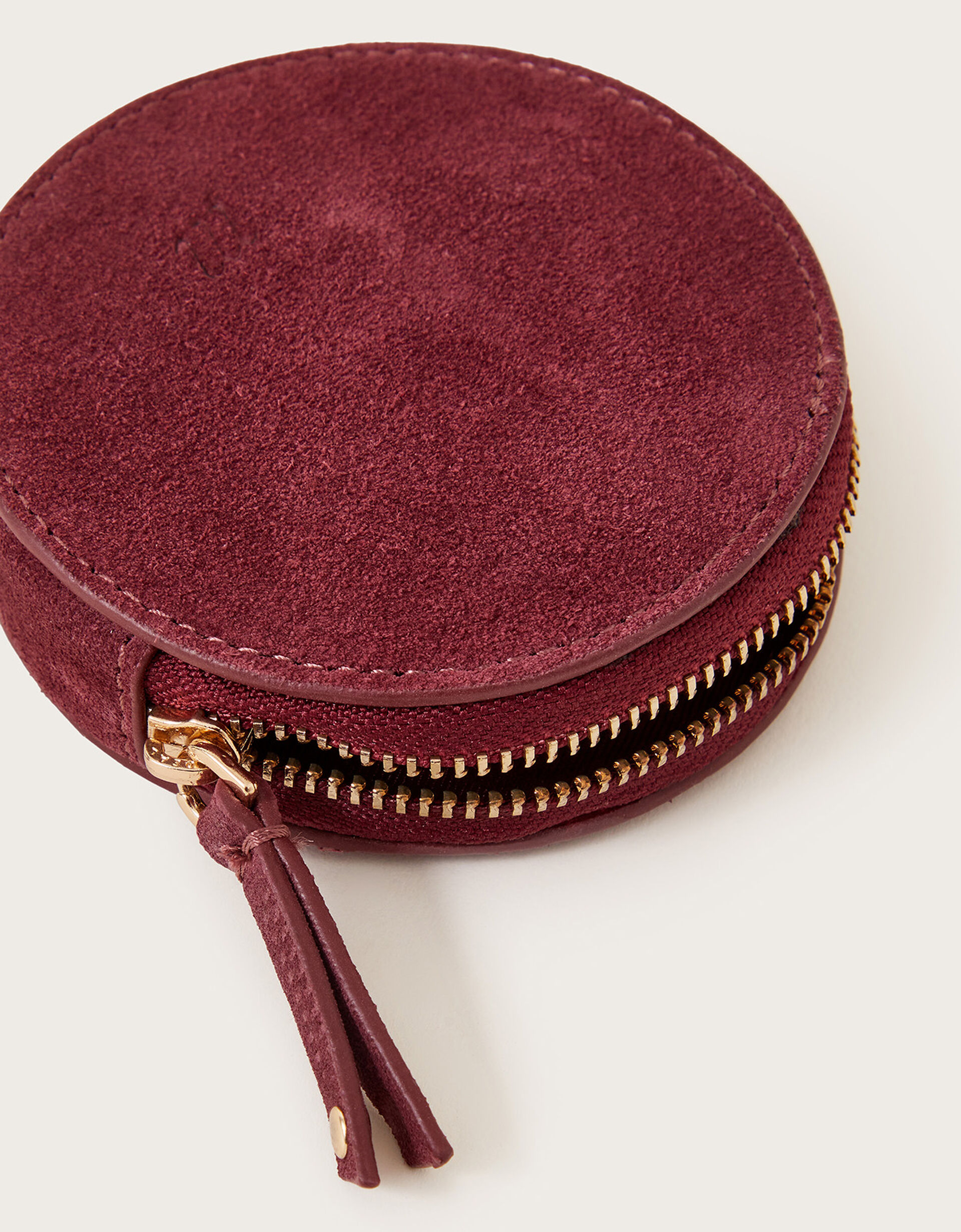 Suede Round Coin Purse