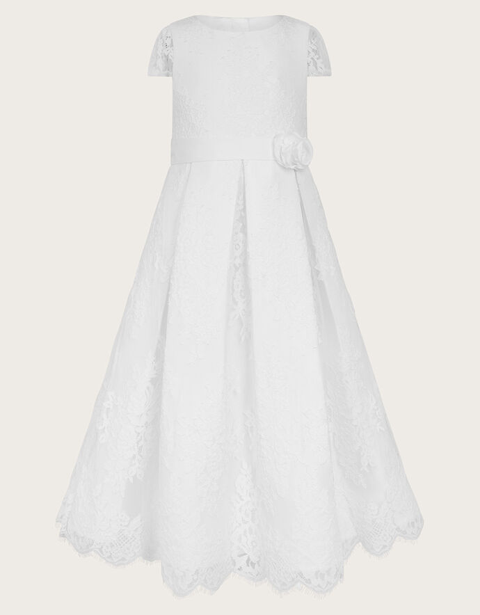 Lola Lace Communion Dress White | Girls' Dresses | Monsoon UK.