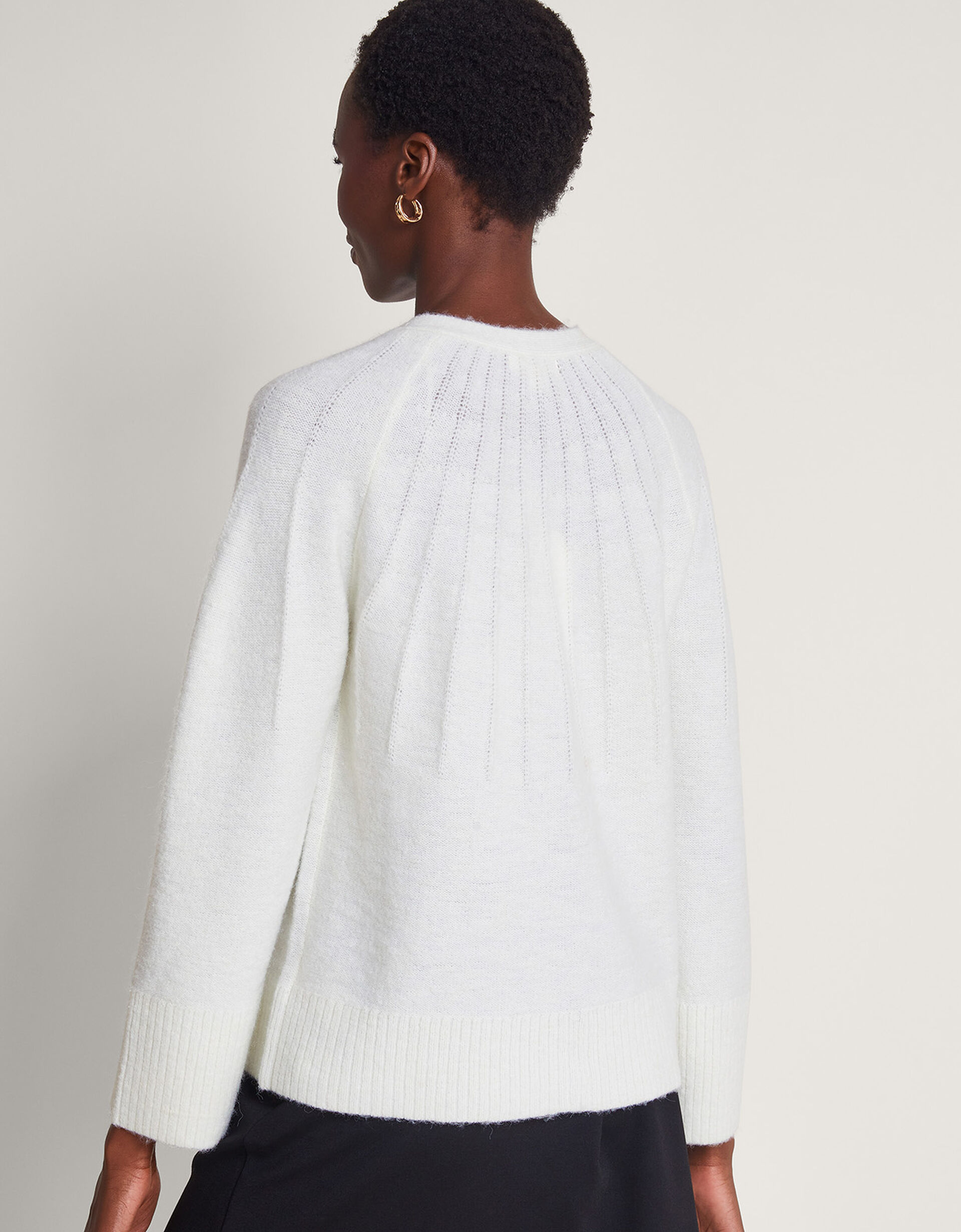 Elle Embroidered Cardigan Ivory | Cardigans | Monsoon UK.