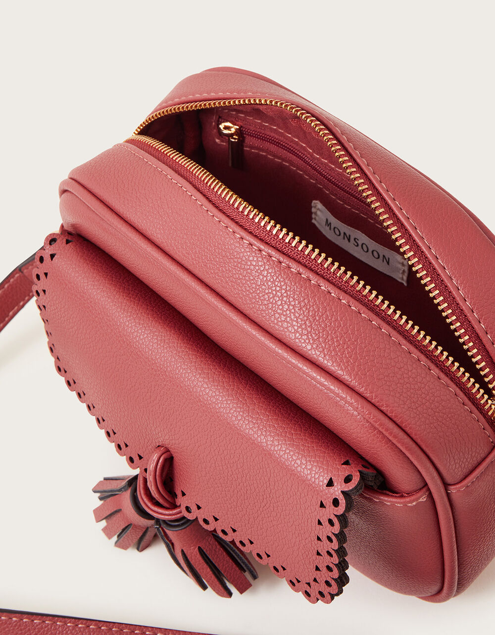 Scalloped Camera Bag | Accessories | Monsoon UK.