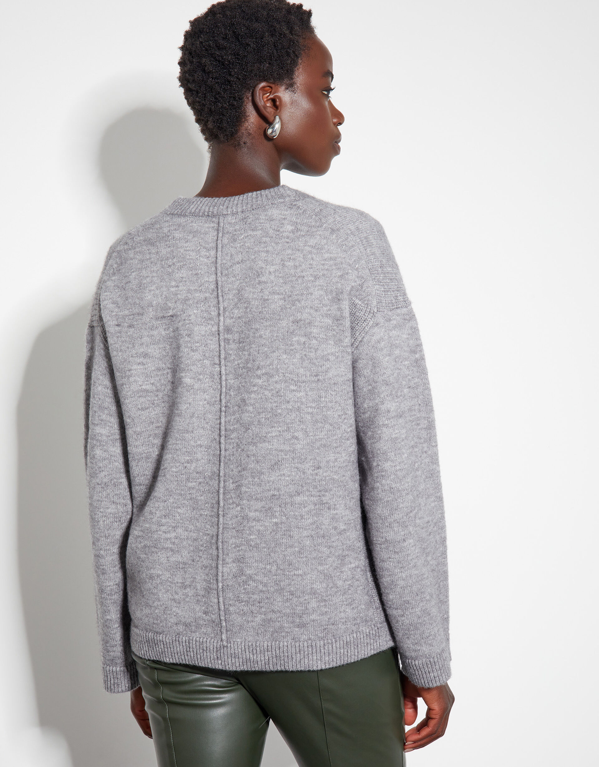 Vicki V-Neck Cardigan Grey | Cardigans | Monsoon UK.