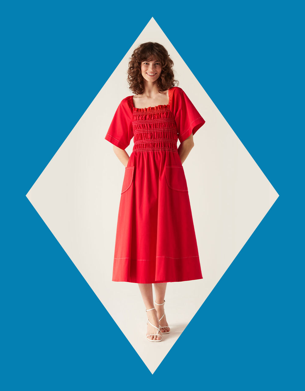 Mirla Beane Elloise Dress Red