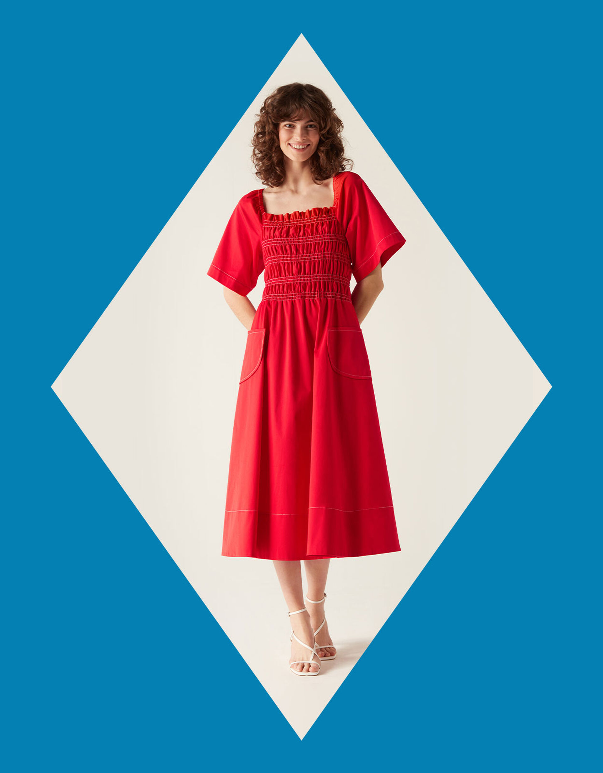Mirla Beane Elloise Dress Red