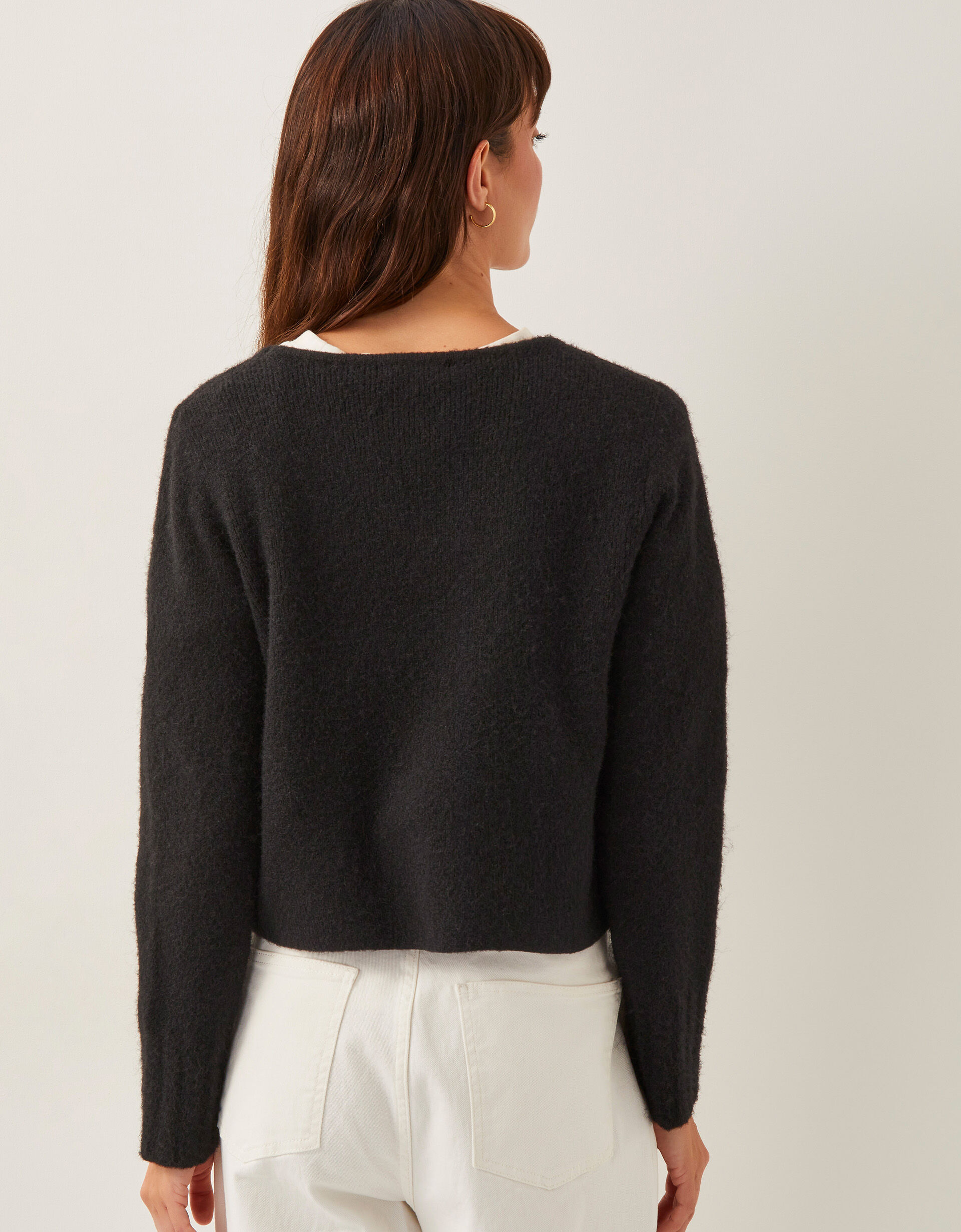 Tina Tie Front Cardigan Black | Cardigans | Monsoon UK.