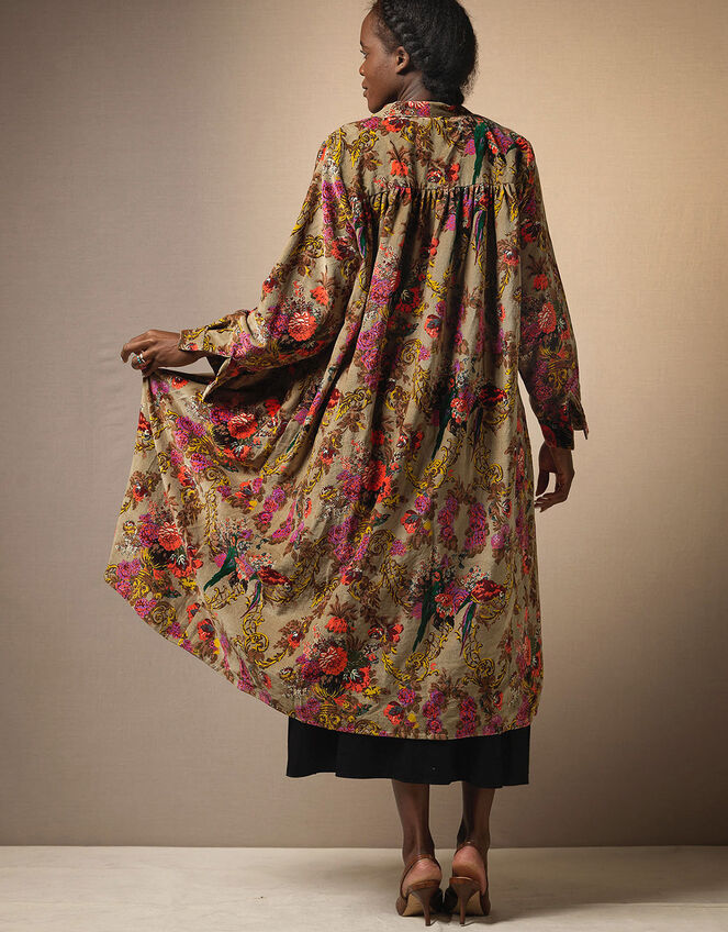 One Hundred Stars Autumn Chintz Velvet Duster