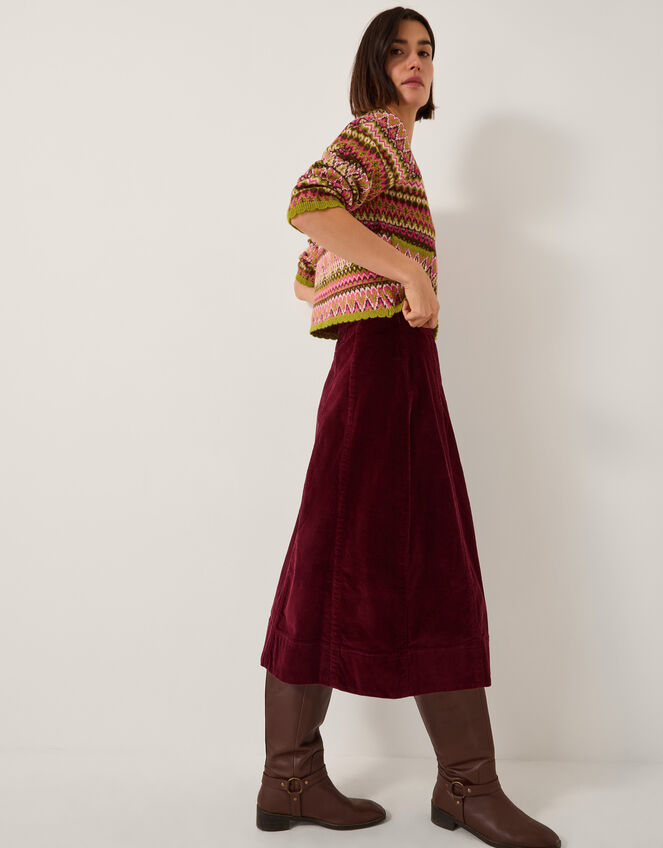 Fiona Fair Isle Cardigan Pink | Cardigans | Monsoon UK.