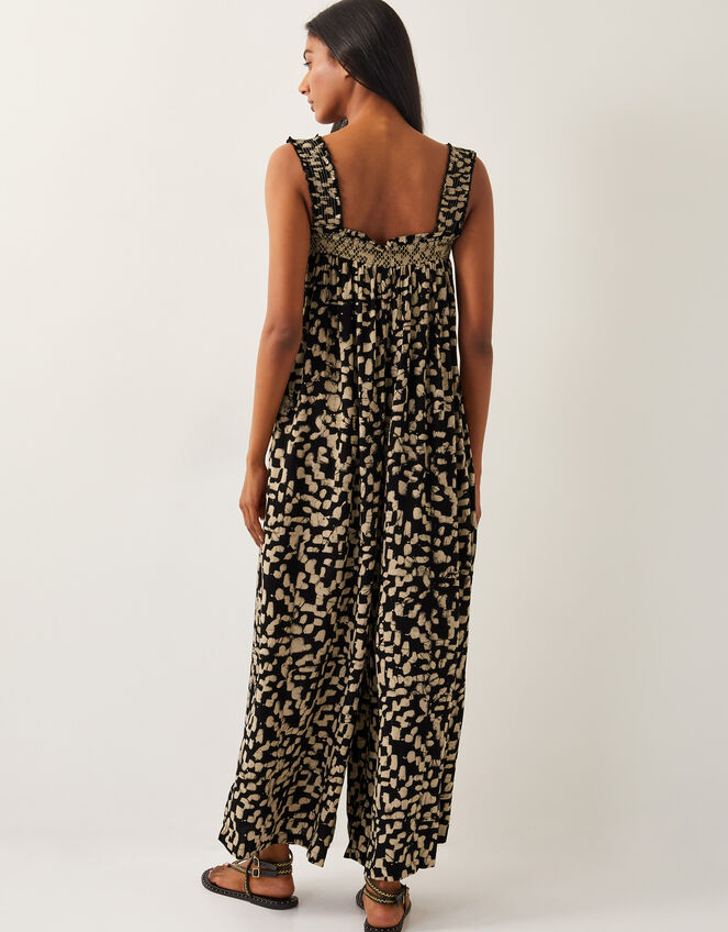 Ania Geometric Print Jumpsuit Black | Jumpsuits | Monsoon UK.